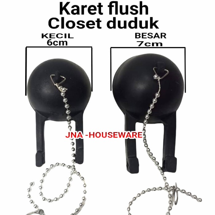 Jual Karet Flush CLOSET duduk / karet monoblok type Toto UK besar dan ...
