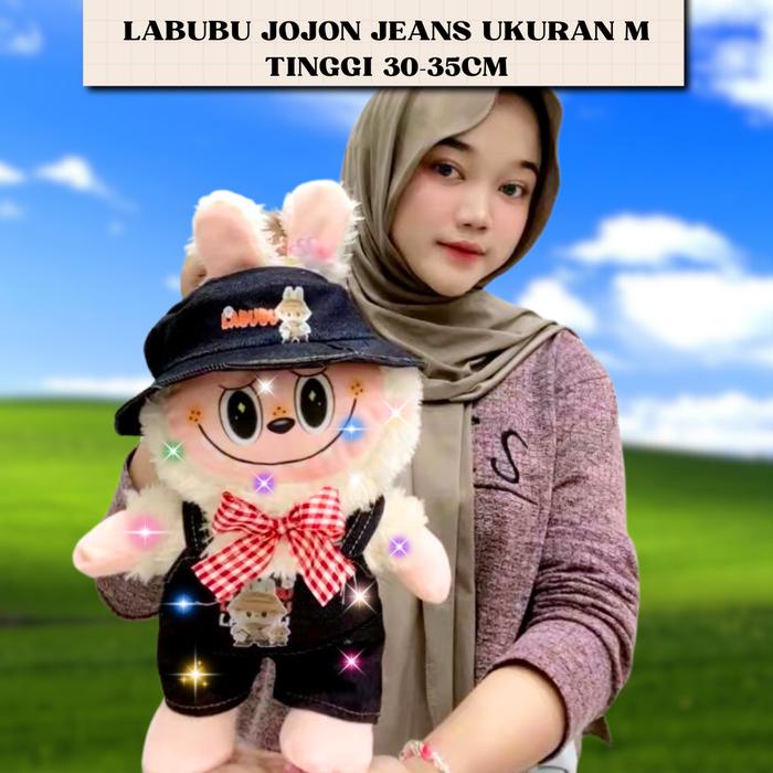 Jual [LED & NON LED] LABUBU JOJON JEANS UKURAN M TINGGI 30-35CM | Shopee Indonesia