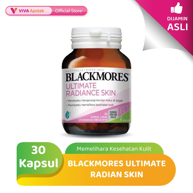 Jual Blackmores Ultimate Radian Skin Memelihara Kesehatan Kulit (30 ...