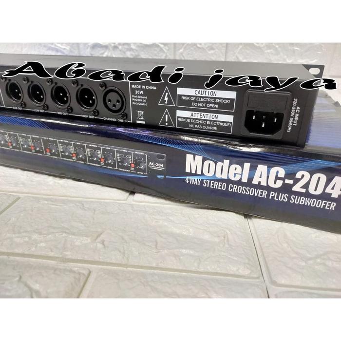 Jual Murah Crossover Hardwell Ac204 Oryginal Ac 204 Stereo 4Way Plus ...