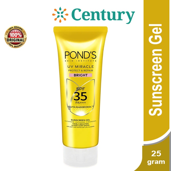 Jual PONDS UV MIRACLE BRIGHT SPF 35 25G / SUN SCREEN / PERAWATAN WAJAH ...