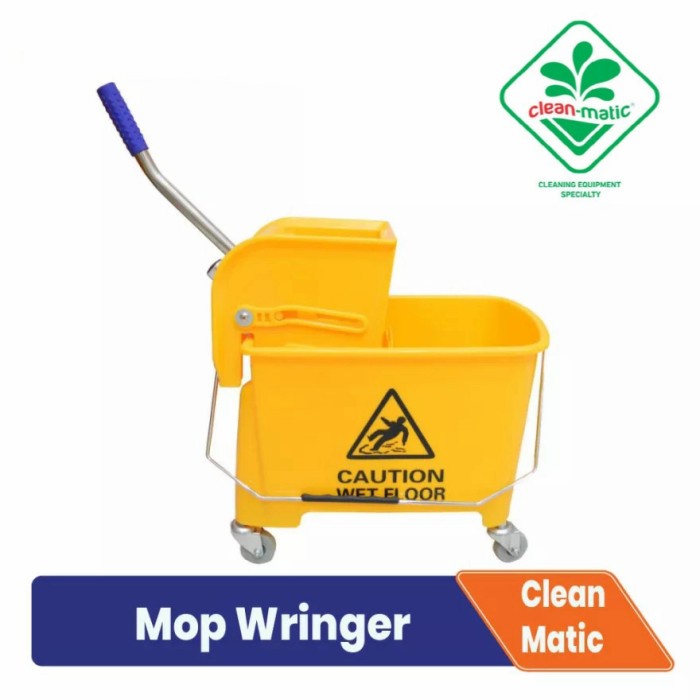 Jual PREMIUM MOP WRINGER CLEAN MATIC/BUCKET MOP/ALAT PERAS PEL INDUSTRI ...