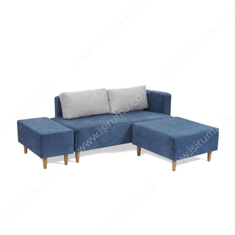Jual Kursi Tamu Sofa Dudukan Modular Kain Ottoman Minimalis NHOBE ...