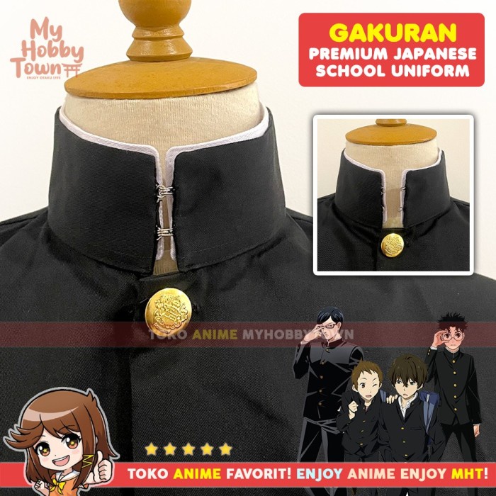 Jual Blazer Gakuran Anime Seragam Sekolah Jepang Japanese School ...