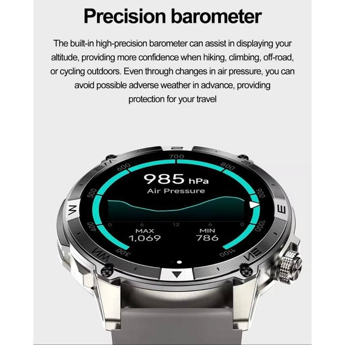 Jual (GoodSeller) Supercalla New HK08 Smart Watch GPS Altitude Pressure ...