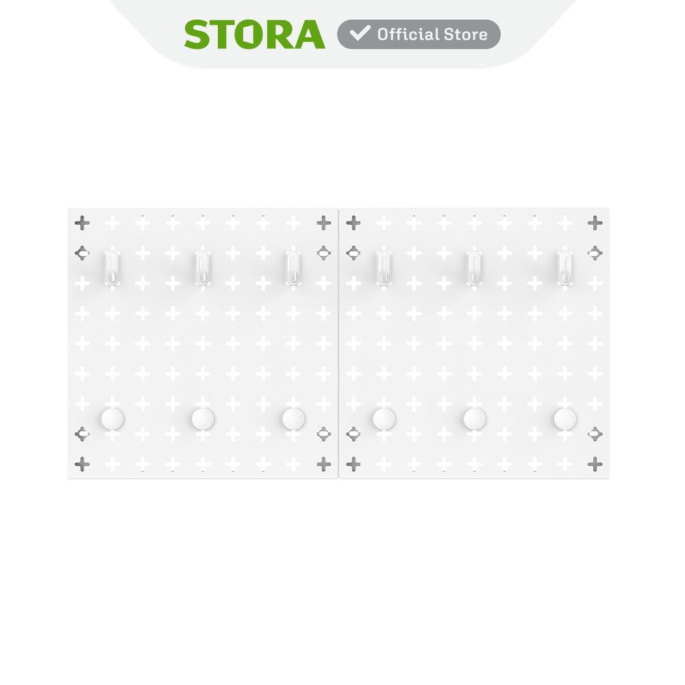 Jual Payoe Stora Papan Pegboard Metal & Wire Set Pegboard Decorative ...