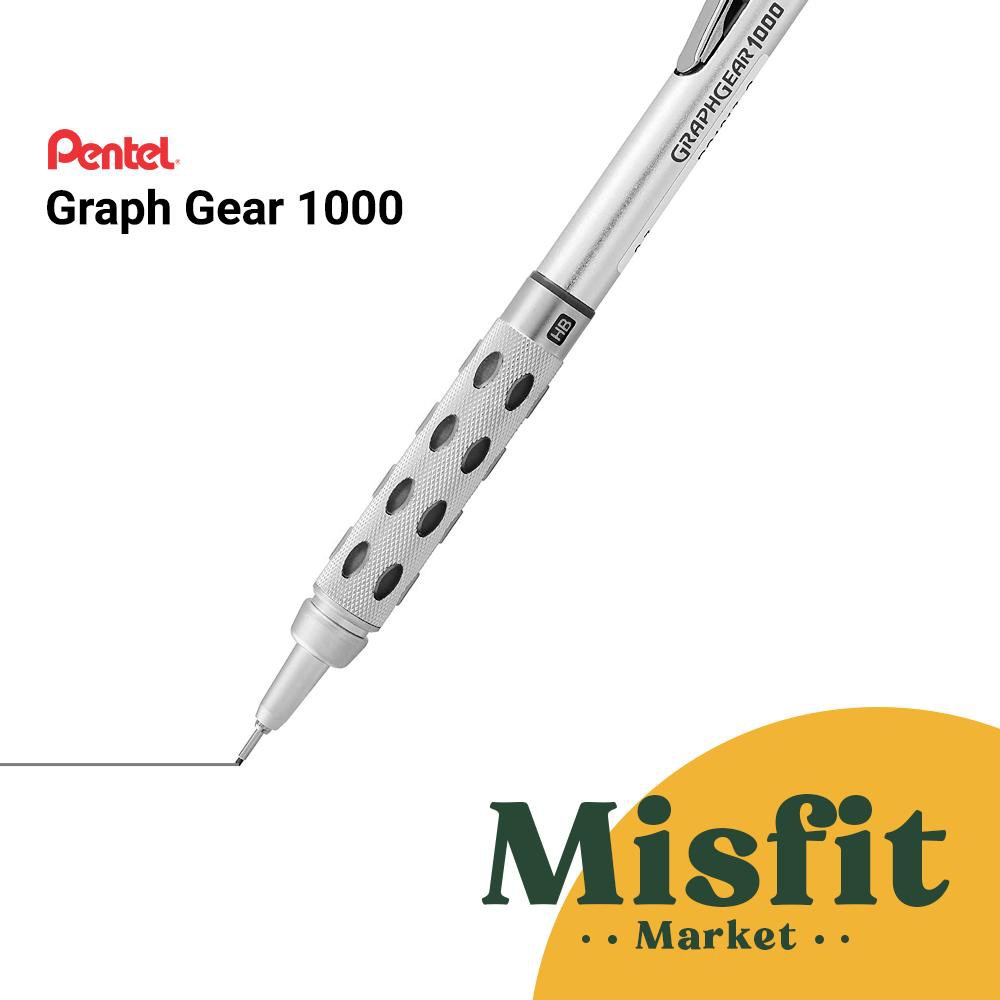 Jual Pentel Graph Gear 1000 Mechanical Pencil 0.3 0.4 0.5 0.7 0.9 mm ...