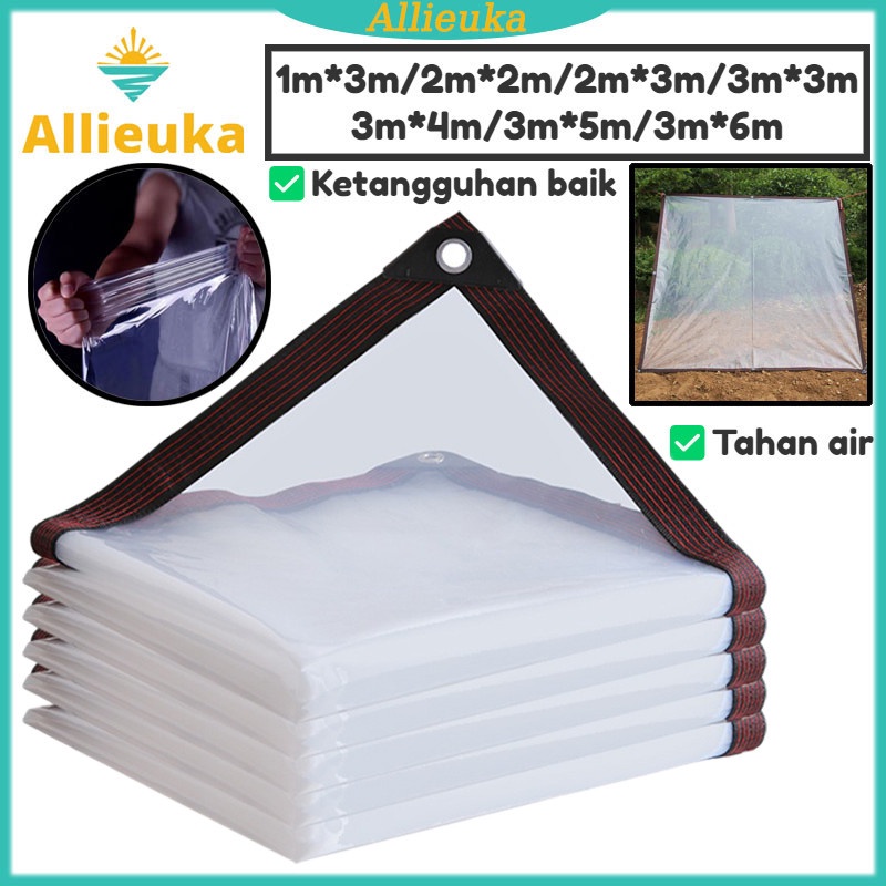 Jual Allieuka Terpal Plastik Bening PE Tirai Plastik Transparan Bening ...