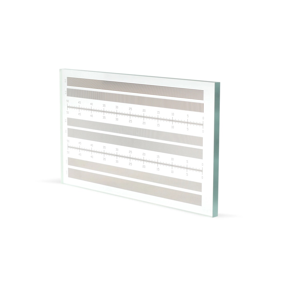 Jual High Precision Glass Scale Ruler Calibration Plate For Machine ...