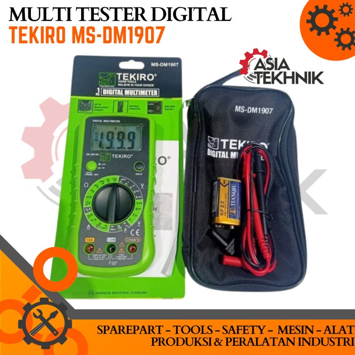 Jual Digital Multimeter Multitester Ac Dc Original Tekiro Avometer ...