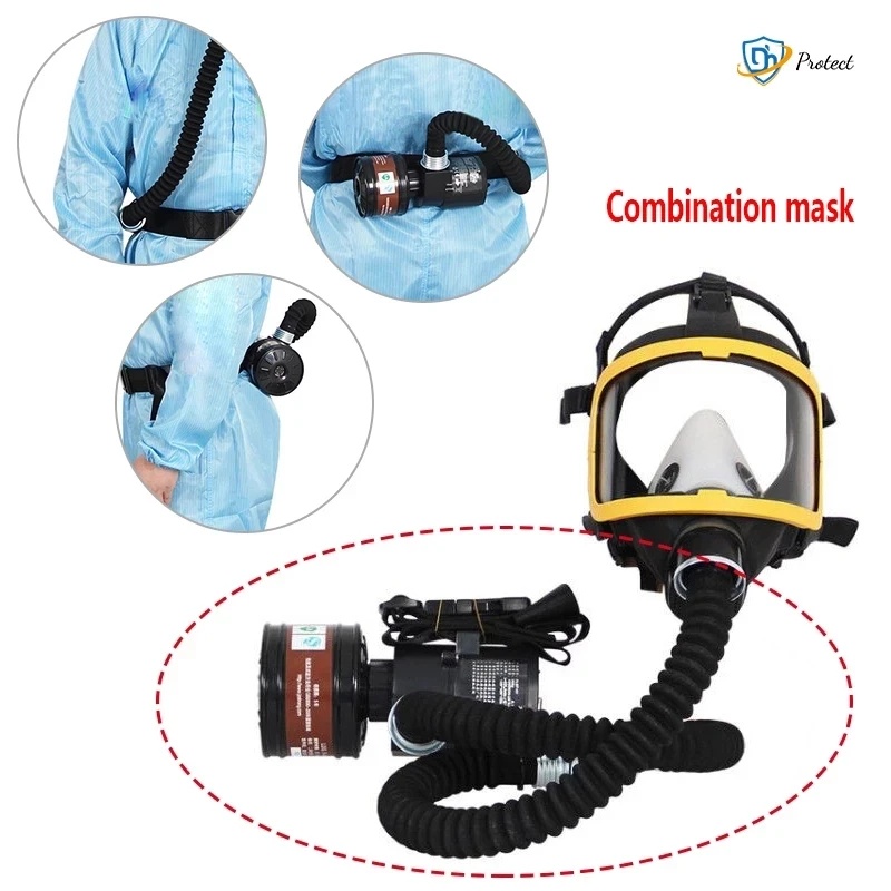Jual New Electric full face mask electric pump, industrial paint ...