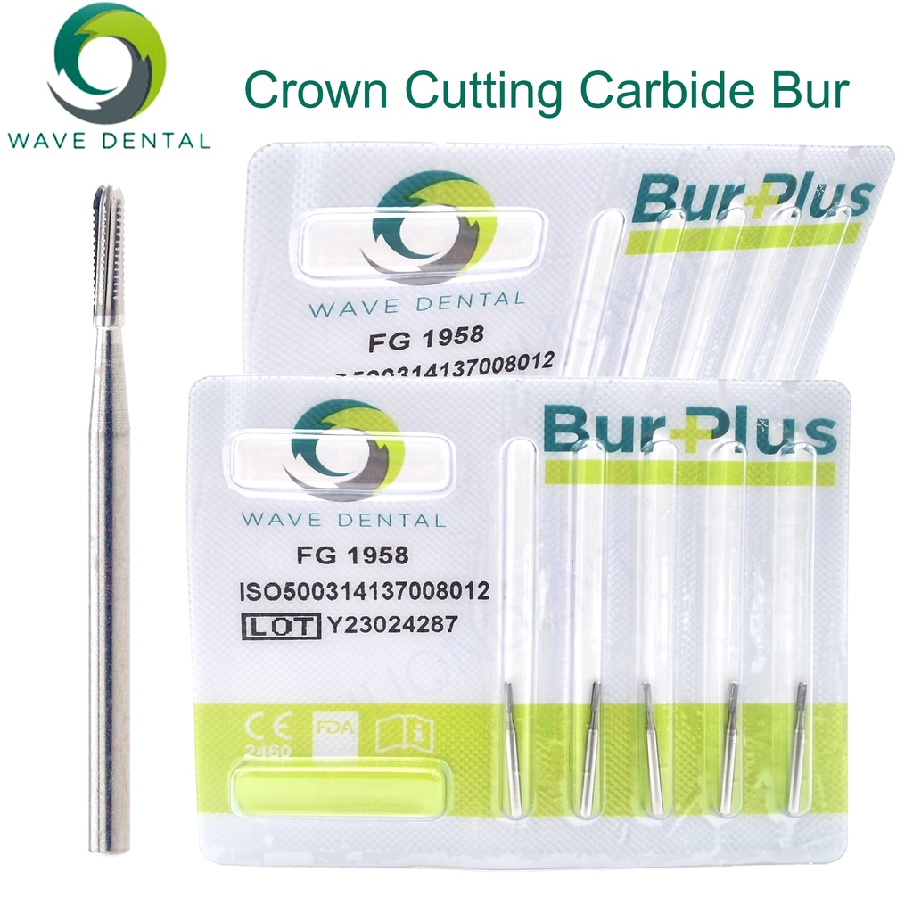 Jual NEW Dental Carbide Burs Tungsten Steel Dentistry Drills High Speed ...