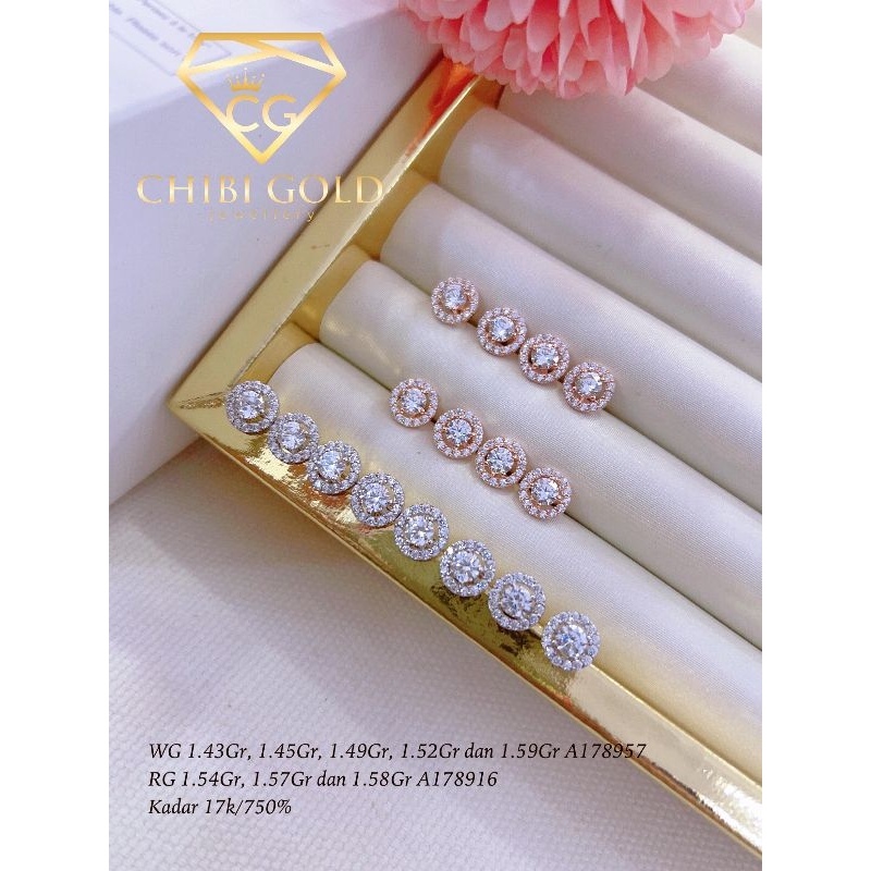 Jual CHIBI GOLD JAWELLERY - Anting look A178915 - chibi gold | Shopee ...