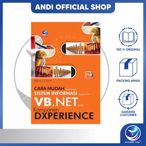 Jual Penerbit Andi - Buku Cara Mudah Membangun Sistem Informasi menggunakan VB. NET dan Komponen ...