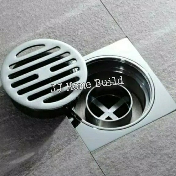 Jual Bagus Floor Drain Model Toto Kuningan Tebal / Saringan Got / Kamar Mandi | Shopee Indonesia