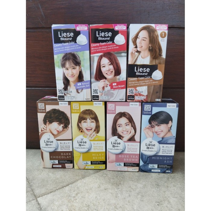Jual Liese Blaune Creamy Bubble Foam Hair Color pewarna rambut | Shopee ...