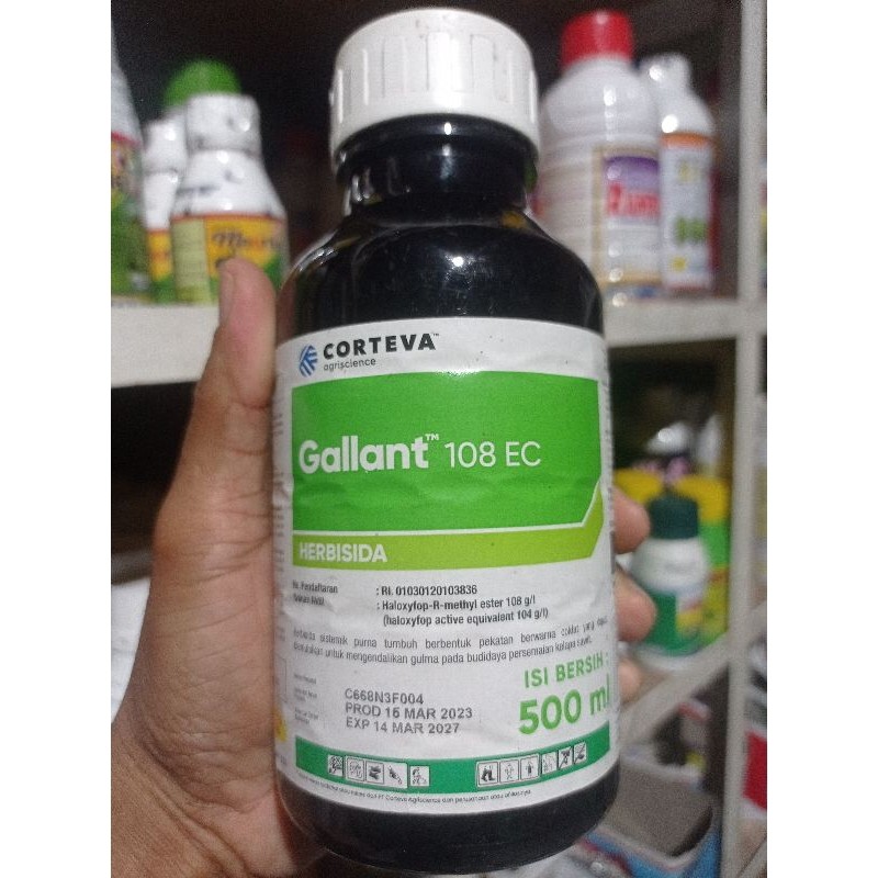 Jual GALLANT 108 EC 500 ML (HALOXYFOP-R-METHYL ESTER 108 G/L) | Shopee ...