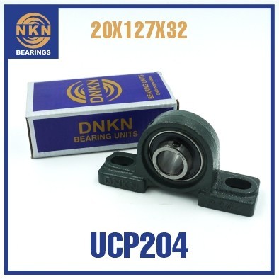 Jual Pillow Block UCP 204 NKN Diameter As 20 mm UC204 + P204 Original | Shopee Indonesia