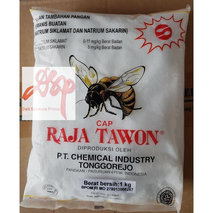 Jual BisaInstan- Pemanis Makanan Natrium Siklamat dan Sakarin Cap Raja ...