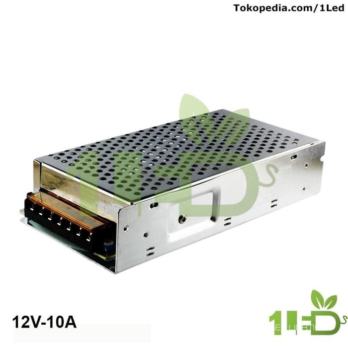 Jual POWER SUPPLY ADAPTOR SWITCHING LED 12V 10A 12 V VOLT 12 VOLT 10 AMPERE | Shopee Indonesia