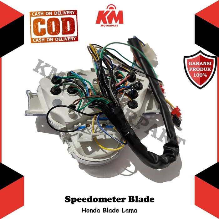 Jual SPEEDOMETER BLADE LAMA OLD VARIASI SPEEDO KILOMETER ASSY HONDA SET ...