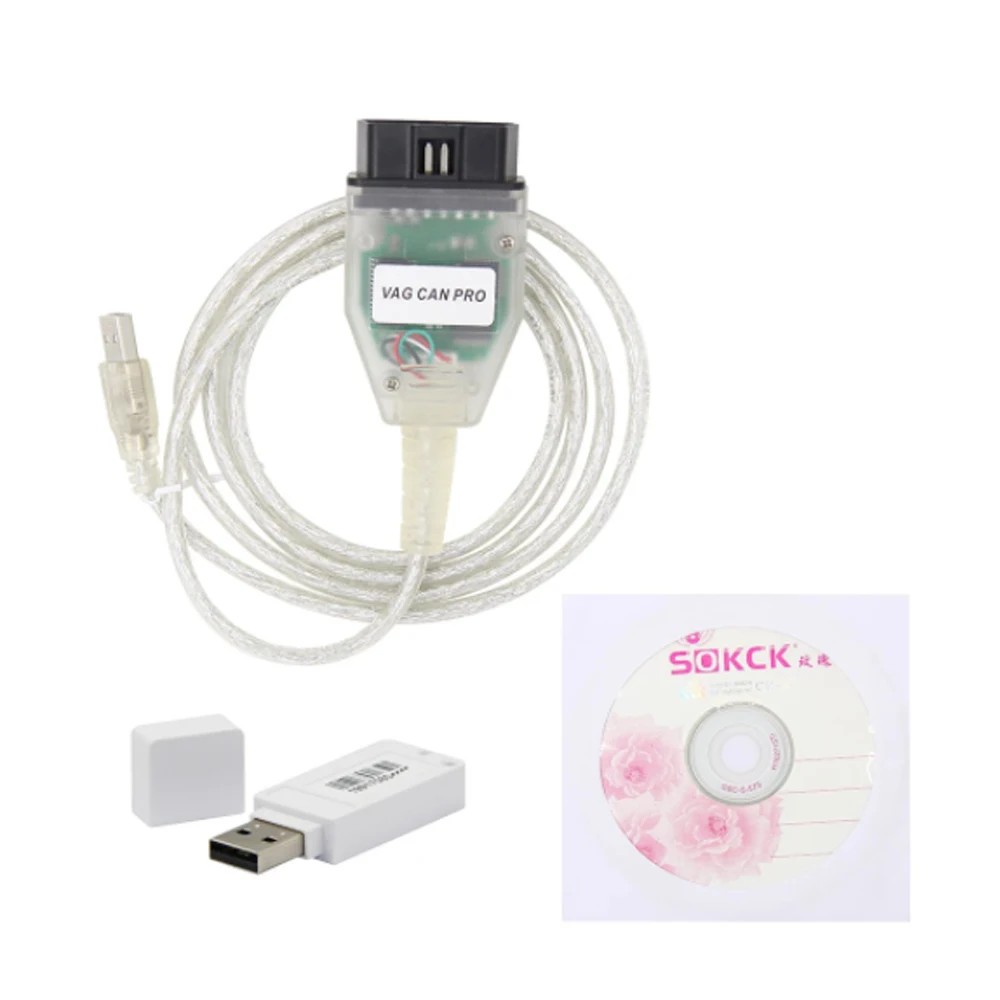 Jual New VCP VAG Can Pro 5.5.1 USB Dongle OBD OBD2 for VW/Audi Car ...