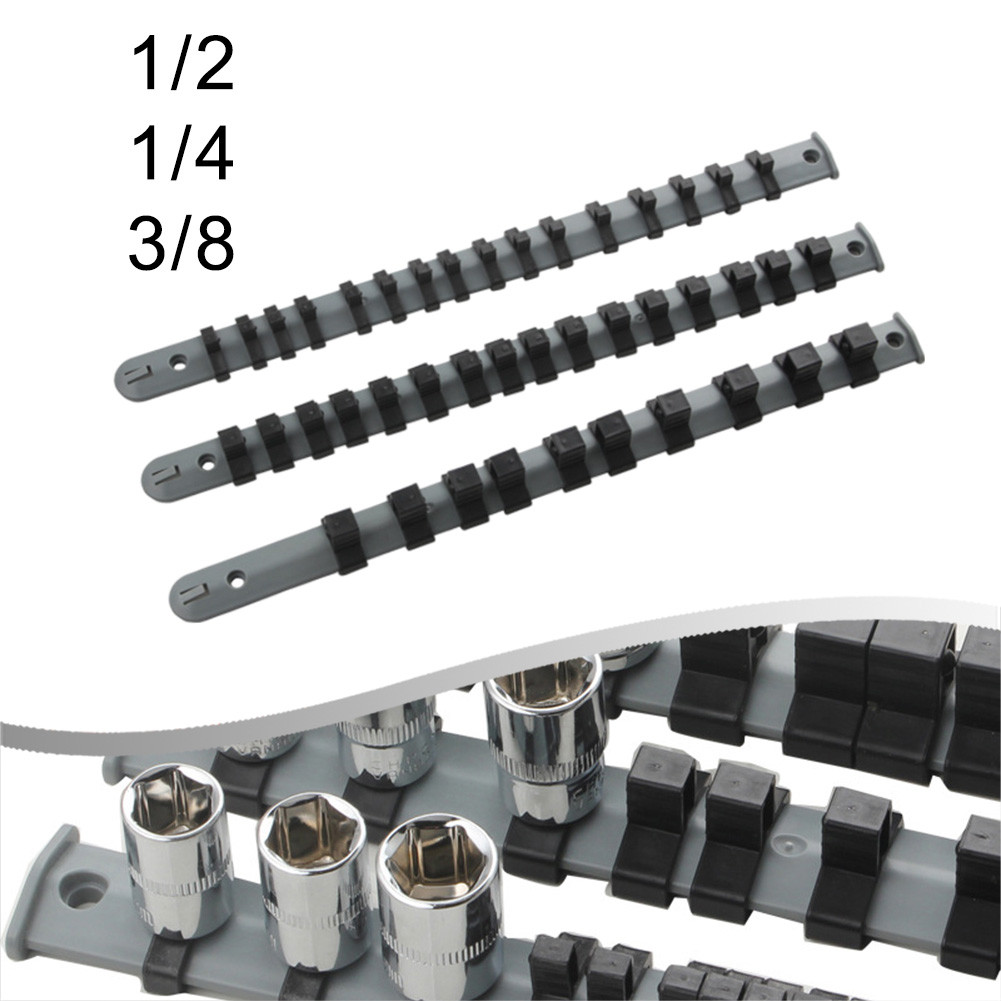 Jual New 1/3pcs Socket Storage Rack Socket Organizer Tray 350mm Socket ...