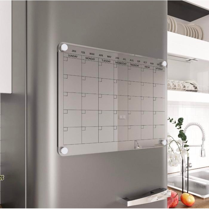 Jual Kalender Magnet Planner Acrylic Calendar Monthly Akrilik Jadwal ...