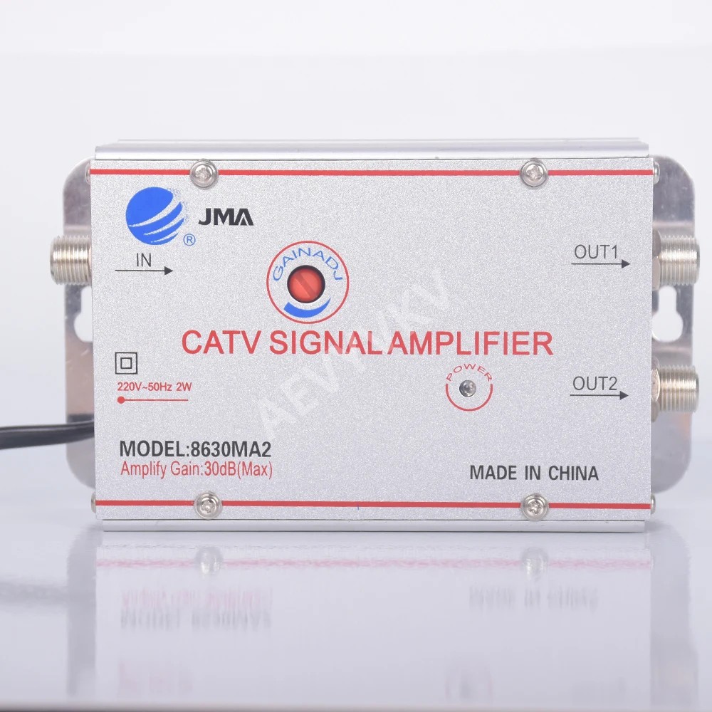 Jual 30Db Cable Tv Splitter Amplifier 30Db Digital Tv Antenna Signal ...