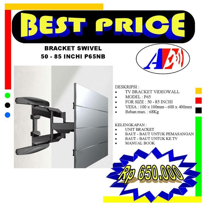 Jual Lumivo- NB P65 original North Bayou bracket swivel LED TV 55 - 85 ...