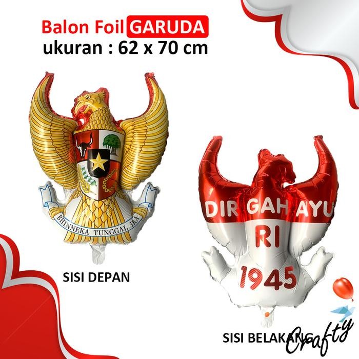 Jual Gala Galore [Paket] Dekorasi Balon 17An Merah Putih Curtain Loreng ...