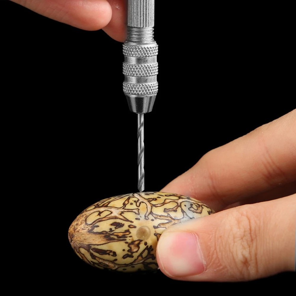Jual BEST 0.3-3.2mm Mini Small Hand Drill Woodworking Drilling Tools ...