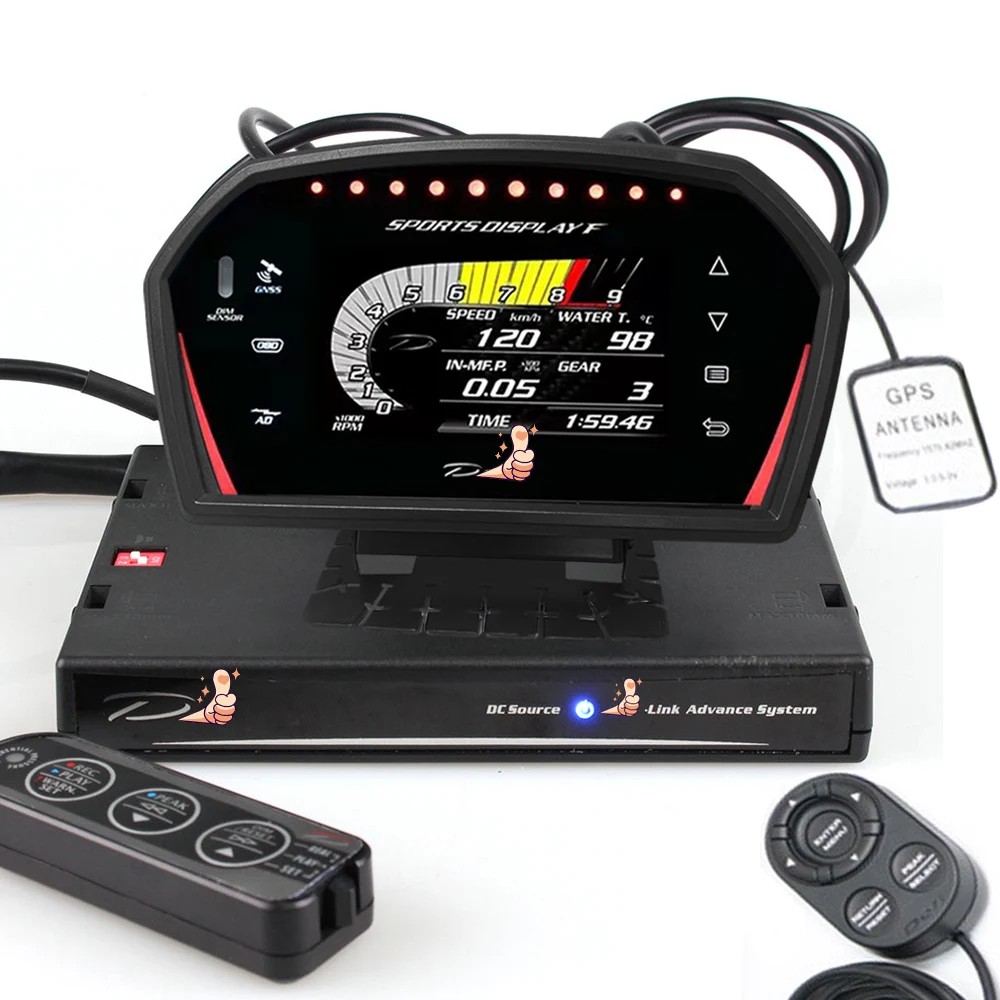 Jual BEST English Version Auto Defi Sports Display Multi-function Smart ...