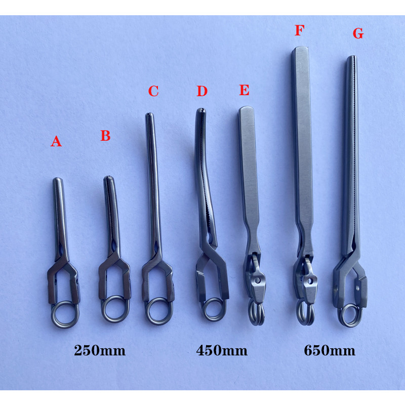 Jual New Different types of the Laparoscopic pug grasping forceps ...