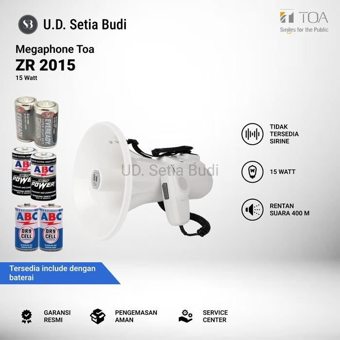 Jual Toa Megaphone Zr-2015 15 Watt | Shopee Indonesia