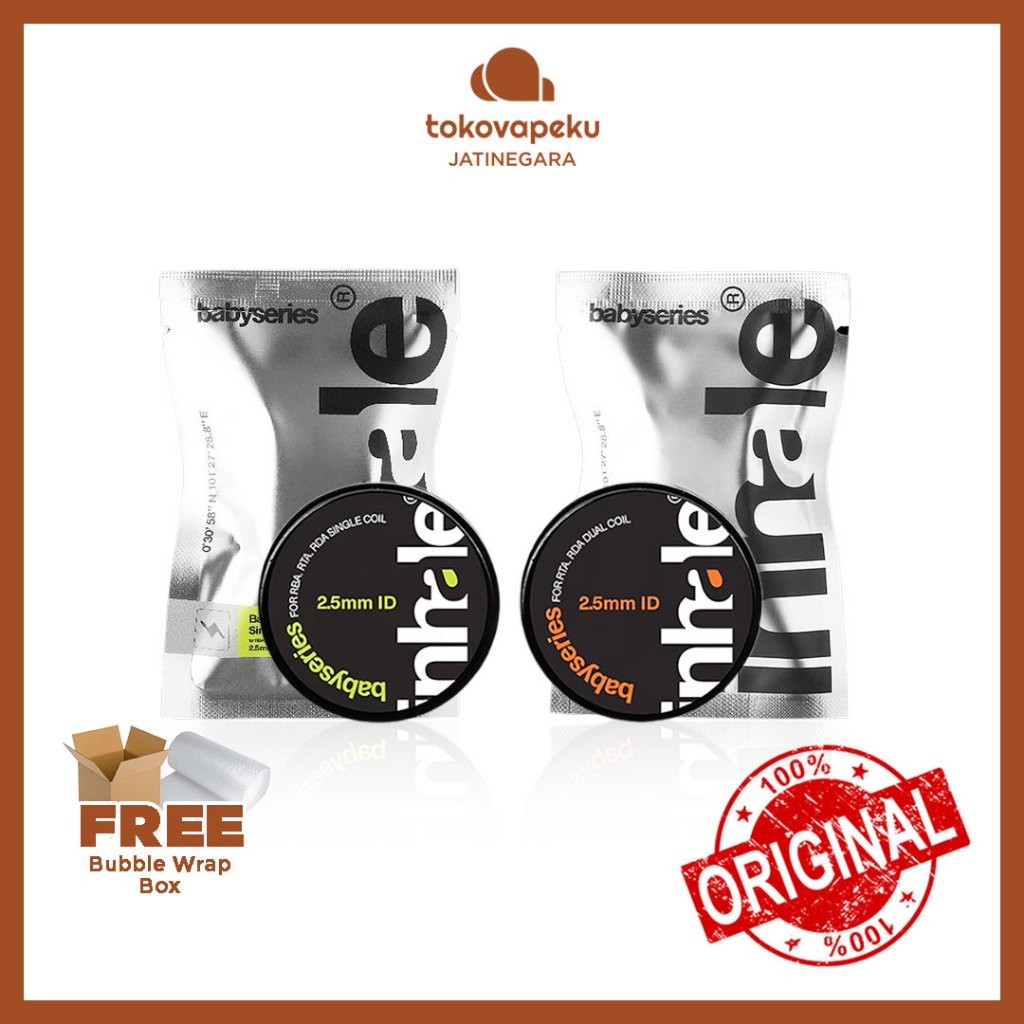 Jual INHALE BABY SERIES COIL BABY ALIEN INHALE 2.5MM ORI BY INHALE ...