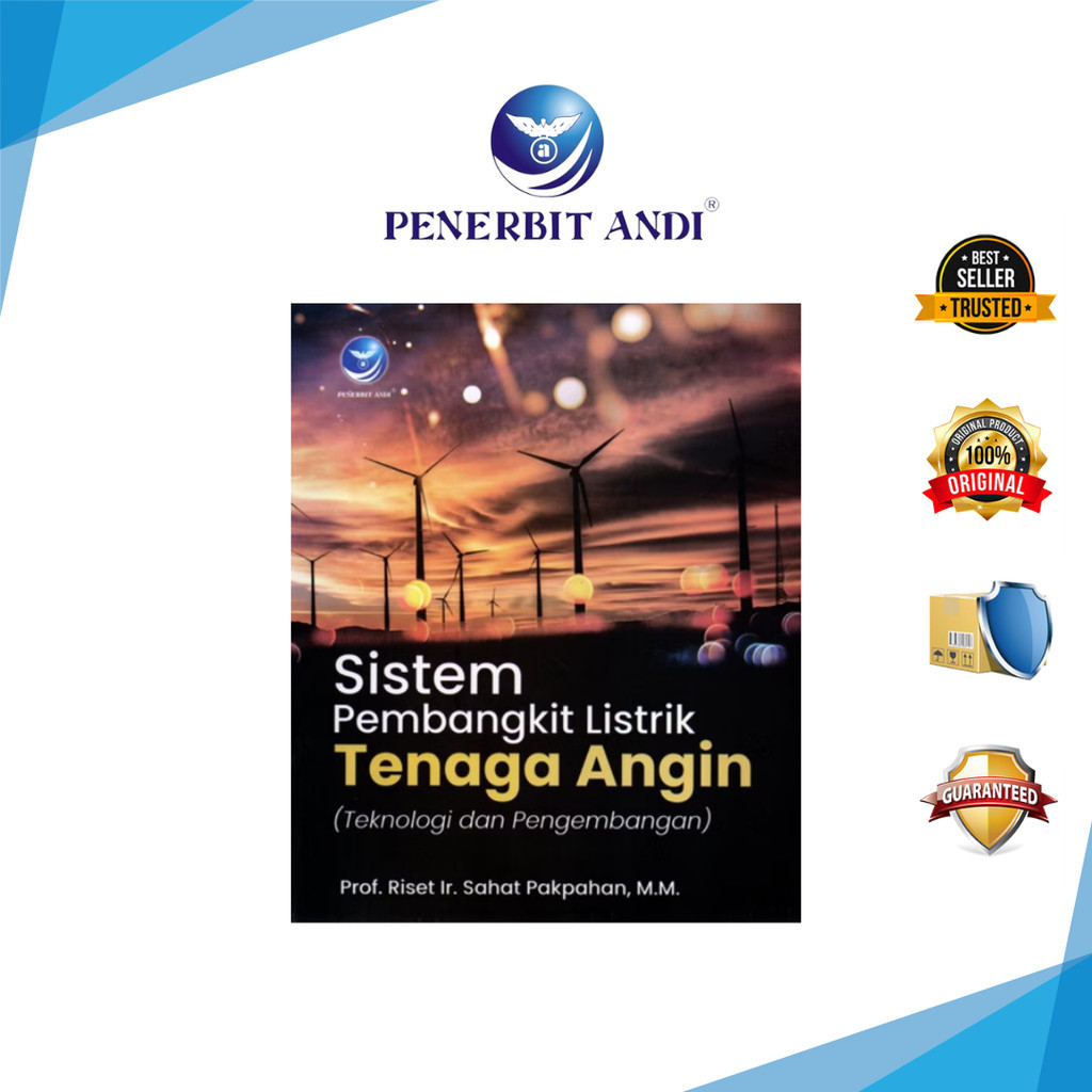 Jual Penerbit Andi - Buku Sistem Pembangkit Listrik Tenaga Angin, Teknologi dan Pengembangan ...