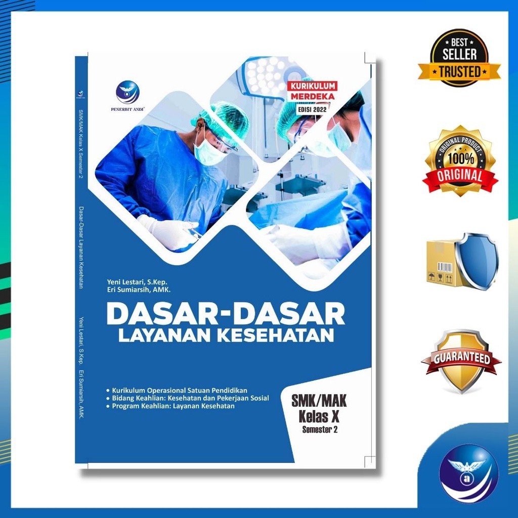 Jual Penerbit Andi - Buku Puske - Dasar-Dasar Layanan Kesehatan SMK ...