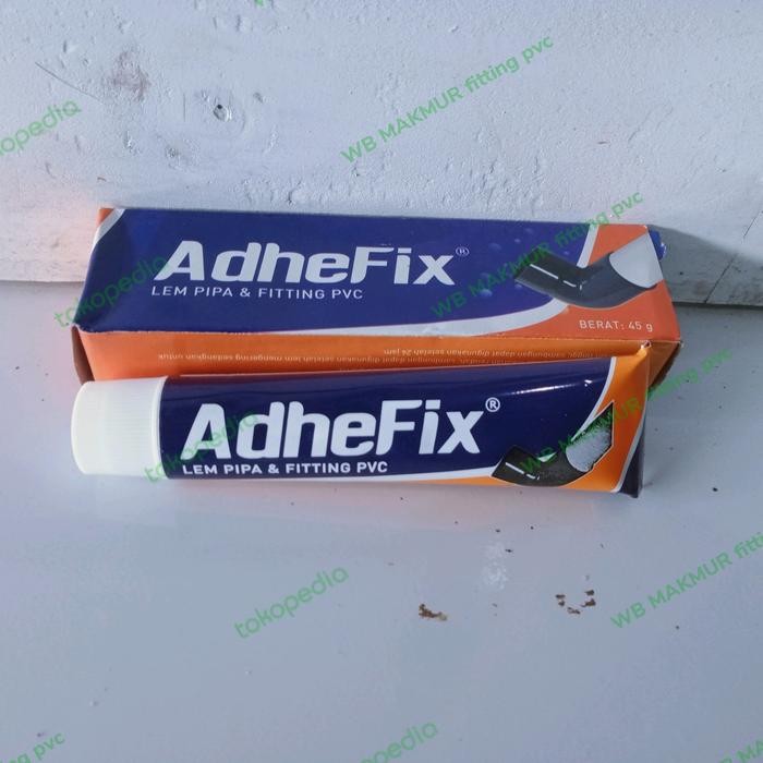 Jual LEM PIPA FITTING PVC ADHEFIX 40G | Shopee Indonesia
