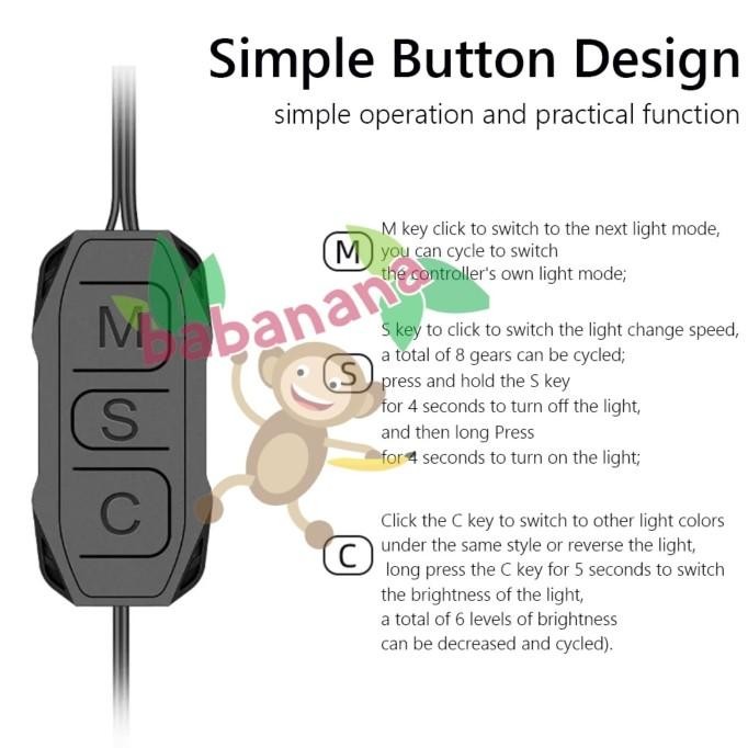 Jual Coolmoon Ar-1 Argb Controller 5V 3 Pin Power Sata Mini Rgb Hub ...