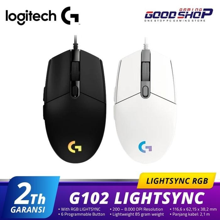 Jual Logitech G102 V2 Lightsync - Gaming Mouse Computer | Shopee Indonesia