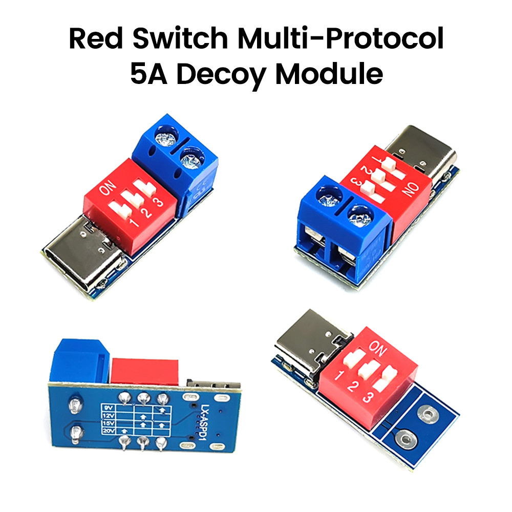 Jual PD/QC Decoy Fast Charge Trigger Module Adjustable Voltage Dial ...