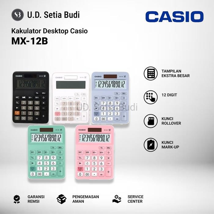 Jual GotSeef Kalkulator CASIO MX-12B Baru dan Asli | Shopee Indonesia