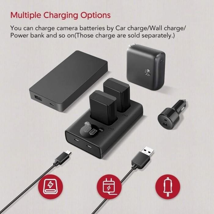 Jual Shotix- Avangarde Charger Kit Sony Fw-50 Battery & Dl-Fw-50 ...