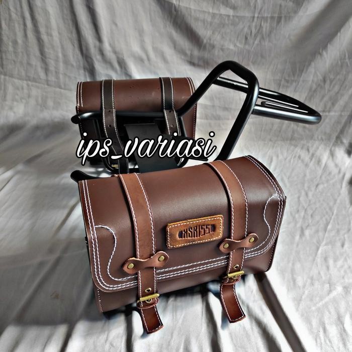 Jual PREMIUM Back Rack Xsr 155 plus tas side bag kiri kanan aksesoris ...