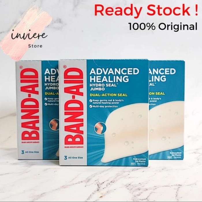 Jual Band-Aid Advanced Healing Hydro Seal Jumbo - 3 pcs bandaid ...