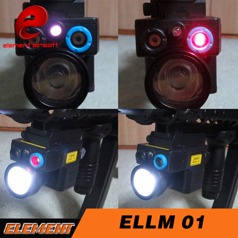 Jual Element Airsoft Tactical Light IR Laser Red Laser LLM01 Airsoft ...