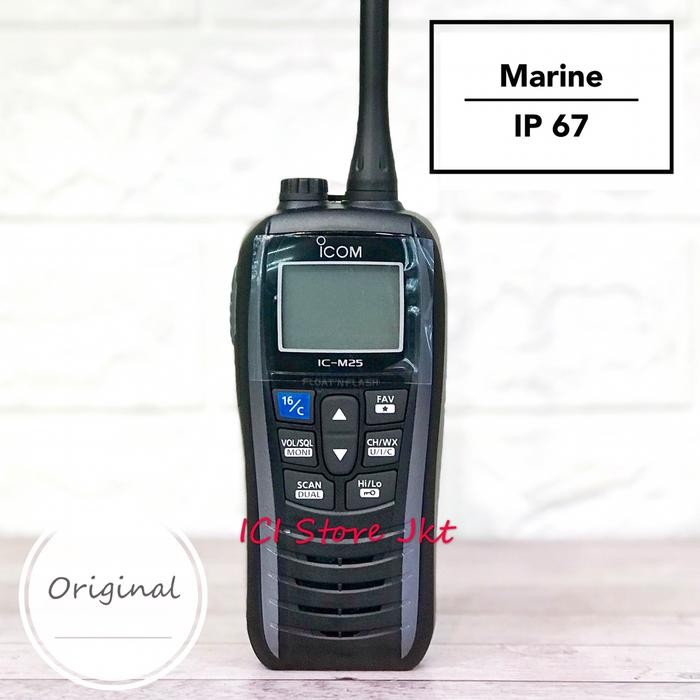 Jual Tronik- Radio Ht Icom M25 Marine (Original) | Shopee Indonesia