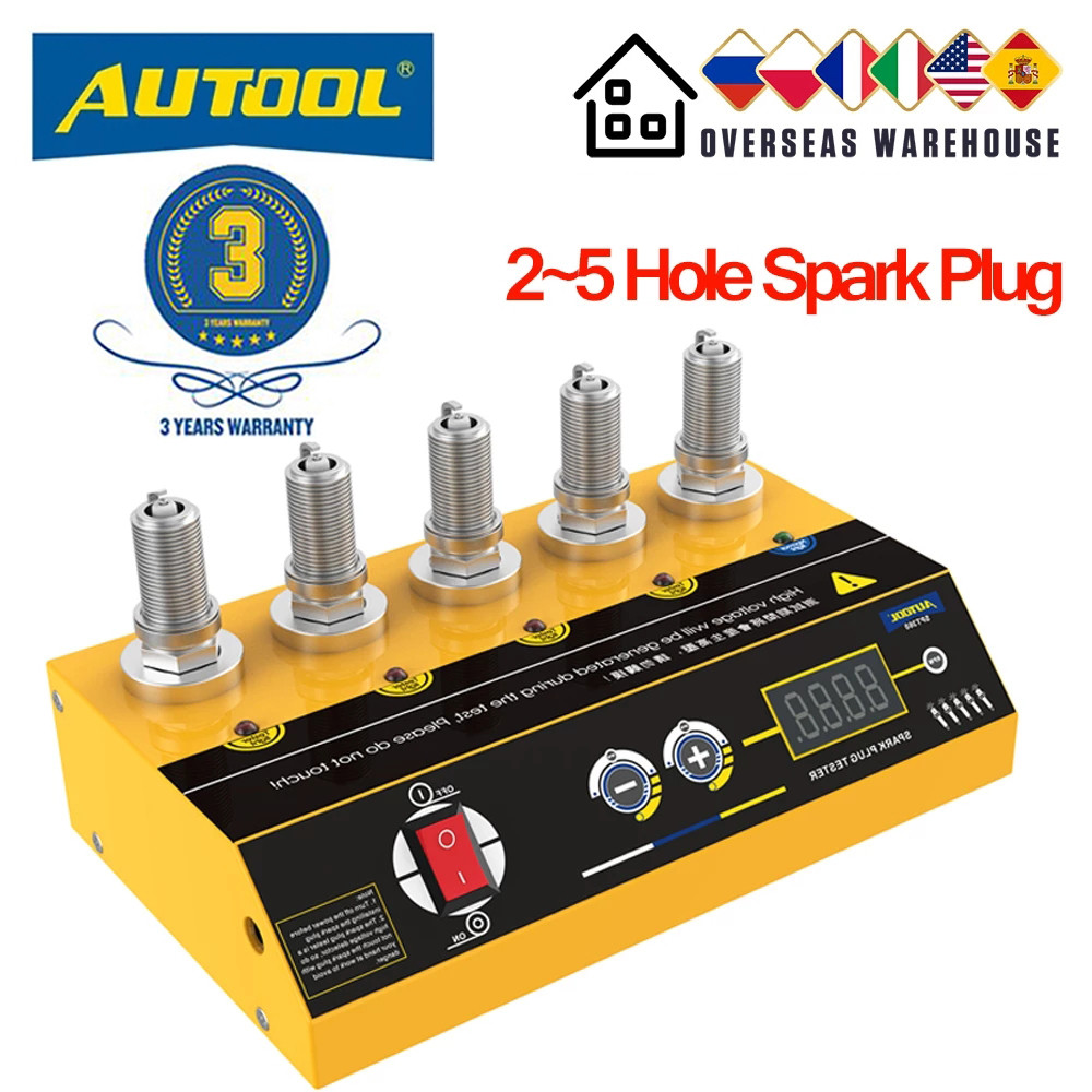 Jual Original AUTOOL Car Spark Plug Tester Ignition Testers 220V 110V ...