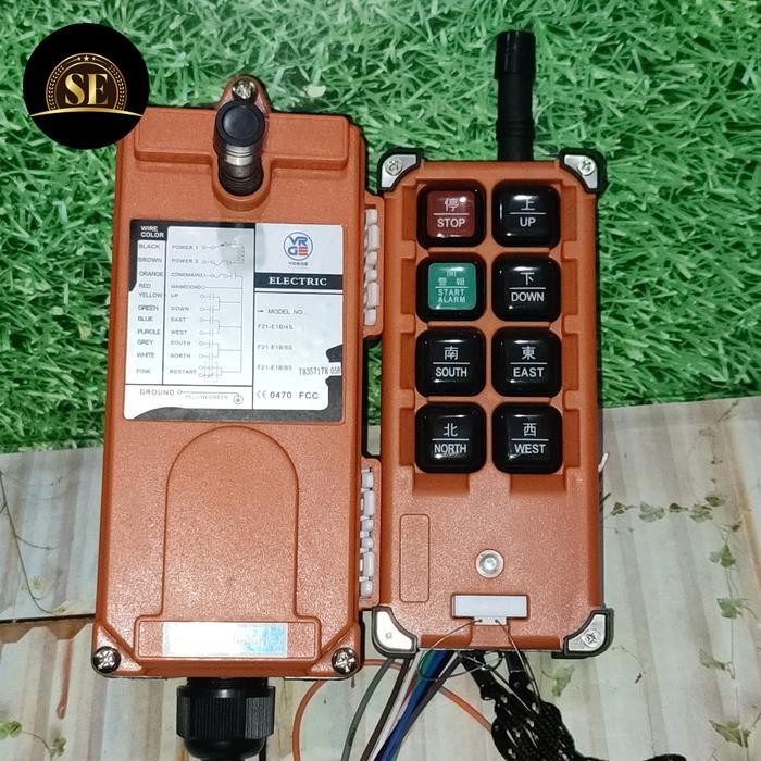 Jual Telecrane F21-E1B Remote Wireless Industrial Hoist Crane Push Button 8 | Shopee Indonesia